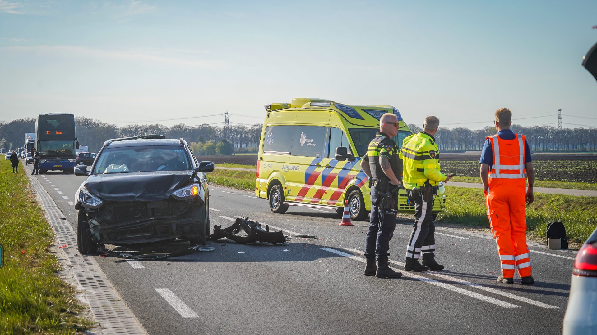 ZO!34 - Gewonde bij ongeval op N381 bij Emmen